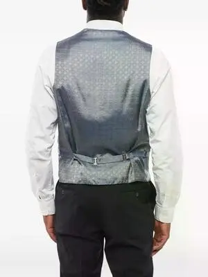 Corneliani Button-down Silk Waistcoat