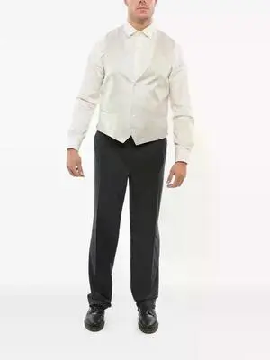 Corneliani Silk Welt-pocket Waistcoat - Grey