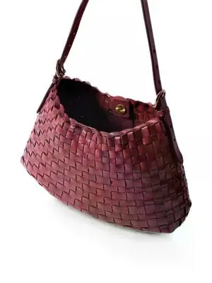 Dragon Diffusion Hobo Salvage Woven Leather Tote Bag