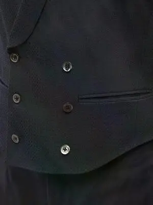 Corneliani Double-breasted Waistcoat - Black