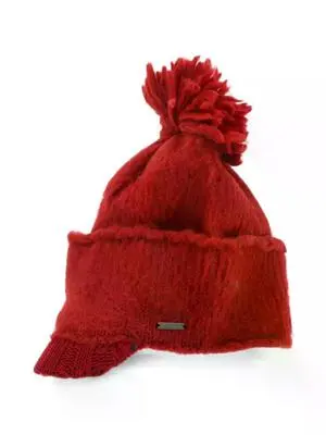 Dsquared2 Pom-pom Visor Beanie Hat