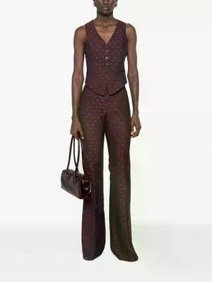 Etro Floral-print Jacquard-woven Trousers
