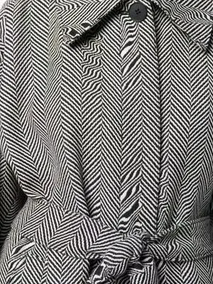 Stella McCartney Glitch Herringbone Coat