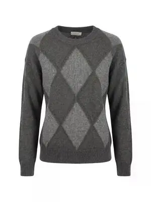 Peserico Argyle Sequin-embellished Sweater