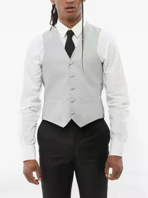 Corneliani Button-up Wool Waistcoat