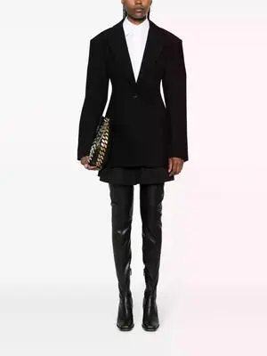Stella McCartney Fitted-waist Single-breasted Blazer