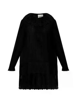 MARANT ETOILE Lenora Embroidered Cotton Mini Dress