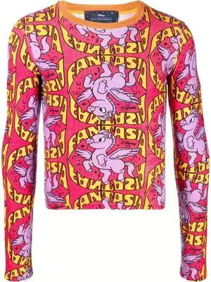 Stella McCartney X Disney Fantasia Print Top - Red