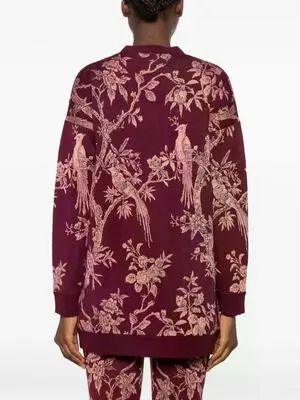 Etro Floral Jacquard V-neck Cardigan