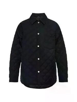 A.p.c. Georges Quilted Jacket - Blue
