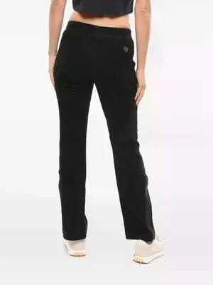 Philipp Plein Crystal-embellished Suede Trousers