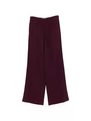 Ermanno Scervino Drawstring-waist Palazzo Pants - Red