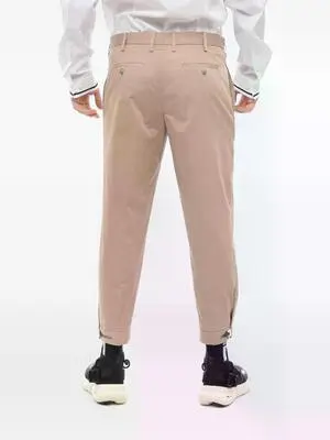 Neil Barrett Beige Cropped Tapered Trousers