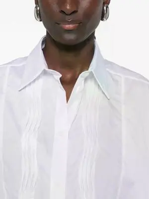 Ermanno Scervino Pintuck-detail Oversized Shirt