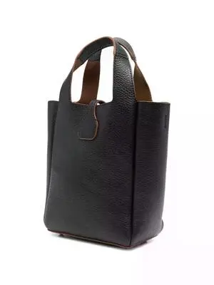 Hogan Mini Logo-plaque Tote Bag - Black
