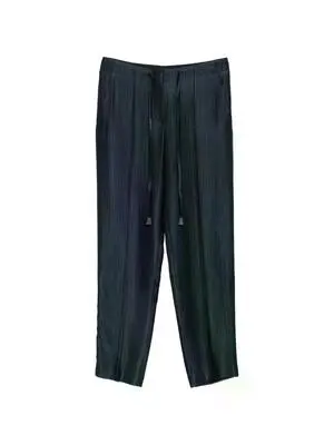 Giorgio Armani Drawstring-fastening Trousers - Blue