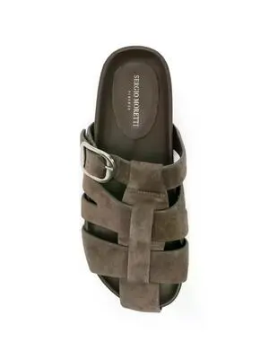 SERGIO MORETTI FIRENZE Buckle-fastening Caged Sandals