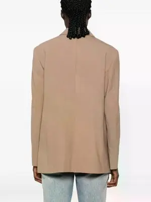 Closed Single-breasted Notched-lapels Blazer