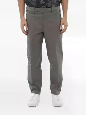 Neil Barrett Slim-fit Elasticated-cuff Trousers - Grey