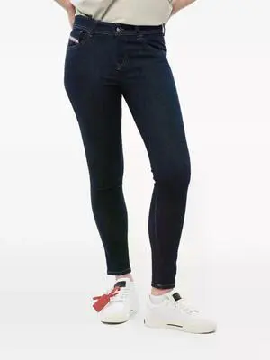 DIESEL® Slandy Super-skinny Jeans With Contrasting Stitch Detailing