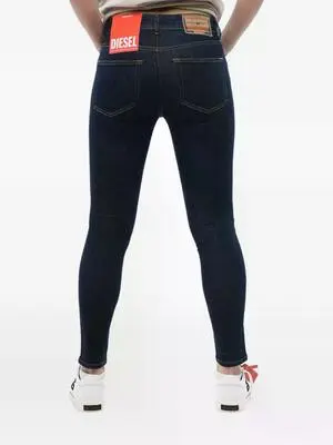 DIESEL® Slandy Super-skinny Jeans With Contrasting Stitch Detailing