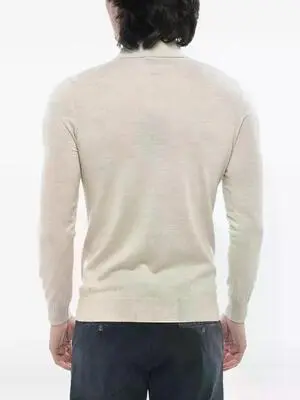 PAOLO PECORA Half-zip Polo-collar Sweater