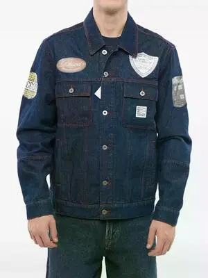 RASSVET Patch-detail Denim Jacket - Blue