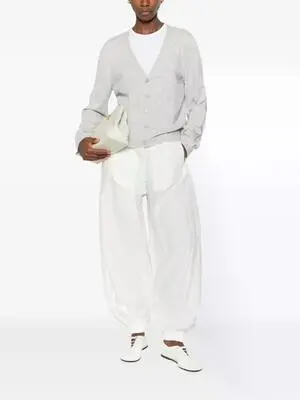 Fabiana Filippi V-neck Cardigan With Monili Chain Embellishment