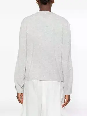 Fabiana Filippi V-neck Cardigan With Monili Chain Embellishment