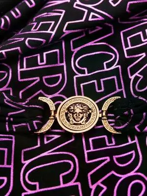 Versace All-over Logo-print Beach Dress