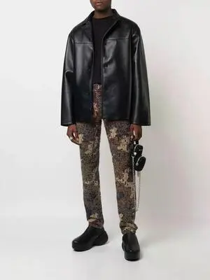 Givenchy Camouflage-print Straight-leg Trousers