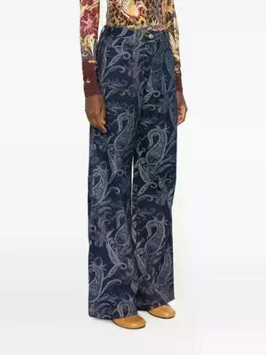 Etro Paisley-print Jeans