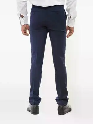 Corneliani Jacquard-woven Wool Trousers