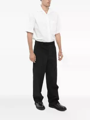Neil Barrett Ribbed Velour Loose-fit Trousers