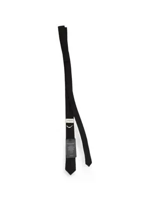 Saint Laurent Monogram Silk Tie