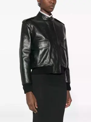 TOM FORD Leather Epaulette Jacket