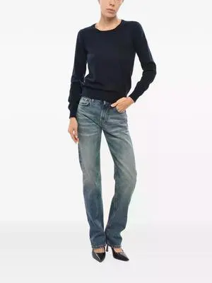 Malo Crew Neck Fine Knit Sweater