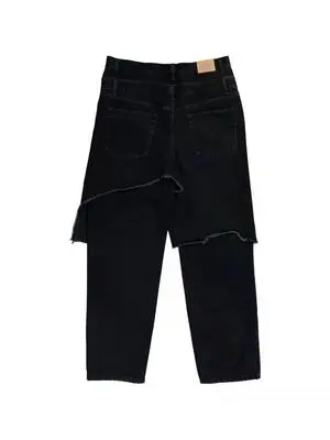 AWGE Double-layer Frayed Jeans