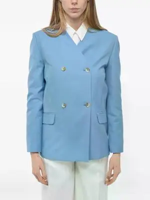 Loulou De Saison Double-breasted Blazer - Blue