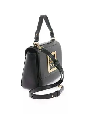 Moschino Logo-plaque Two-way Handbag - Black