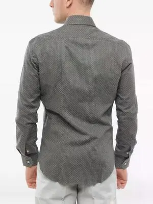 Brian Dales Polka-dot French-collar Shirt