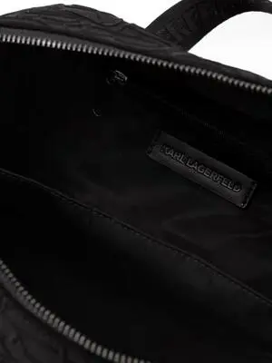 Karl Lagerfeld Logo-pattern Make-up Bag