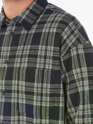 SAMSOE SAMSOE Checked Italian-collar Shirt