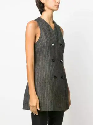 Stella McCartney Double-breasted Pinstripe Minidress