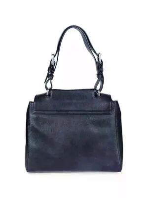 Orciani Sveva S Grained Leather Shoulder Bag