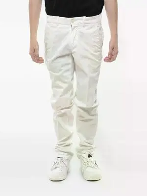 Corneliani Cotton Twill Chino Trousers - White