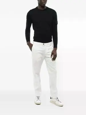 Corneliani Belt-loops Trousers - White