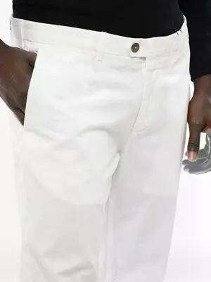 Corneliani Belt-loops Trousers - White