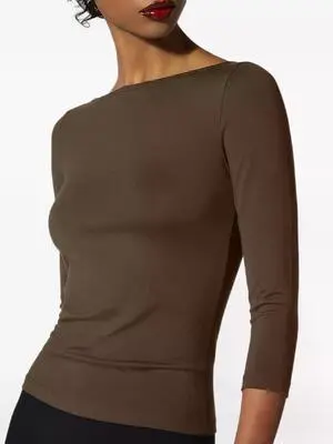 Wolford Cordoba Long-sleeve Top - Brown