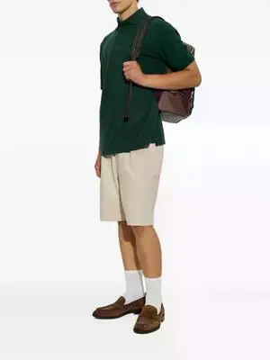 Etro Embroidered-logo Polo Shirt - Green
